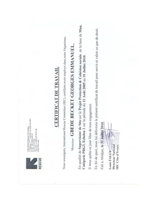 Certificate IRC | PDF