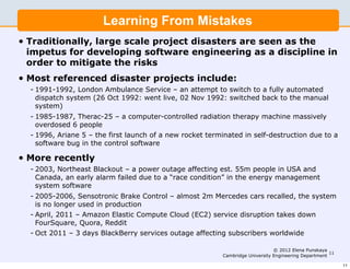 Lecture 1 Software Engineering and Design Introduction | PDF ...