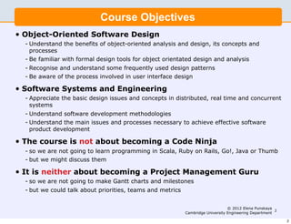 Lecture 1 Software Engineering and Design Introduction | PDF ...