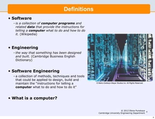 Lecture 1 Software Engineering and Design Introduction | PDF ...