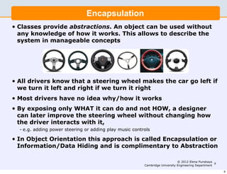 Lecture 2 Software Engineering and Design Object Oriented Programming ...