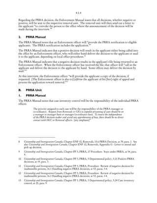 Immigration and Refugee Protection Act - Separation Between Enforcement ...