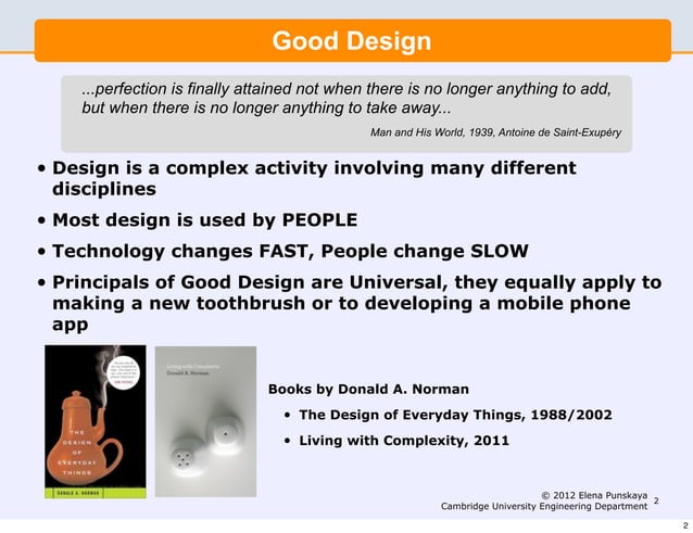 Lecture 6 Software Engineering and Design Good Design | PDF