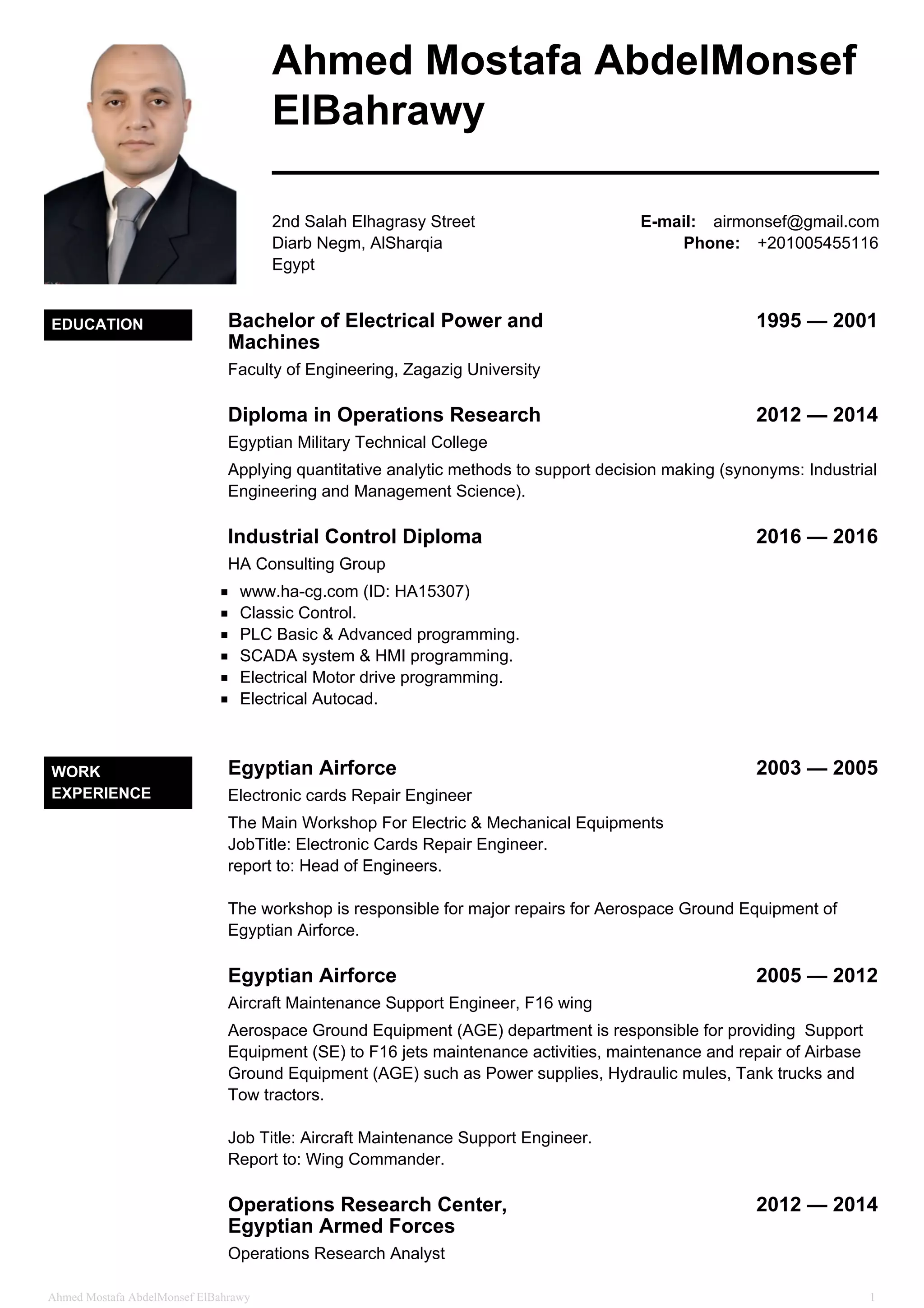 Ahmed_CV | PDF