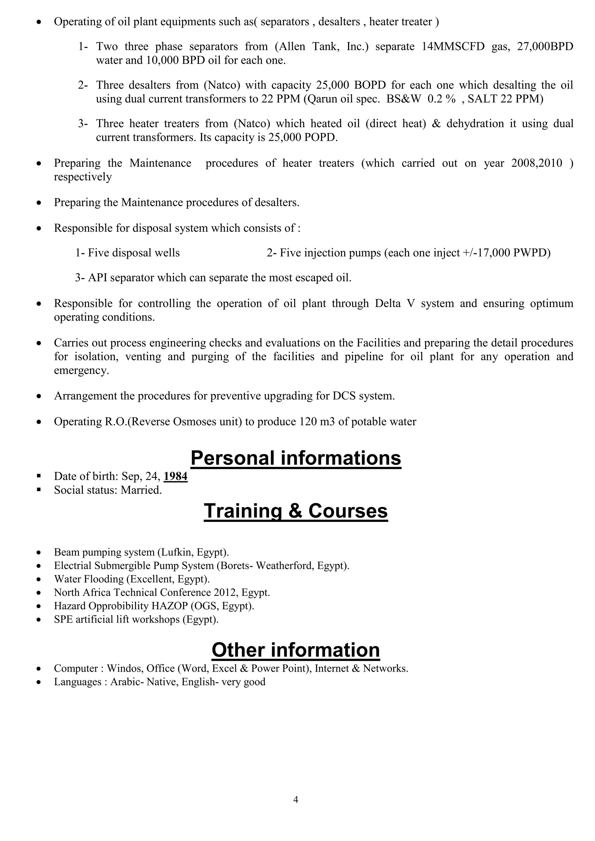 Abdelaziz Ibrahim CV Application Engineer | PDF