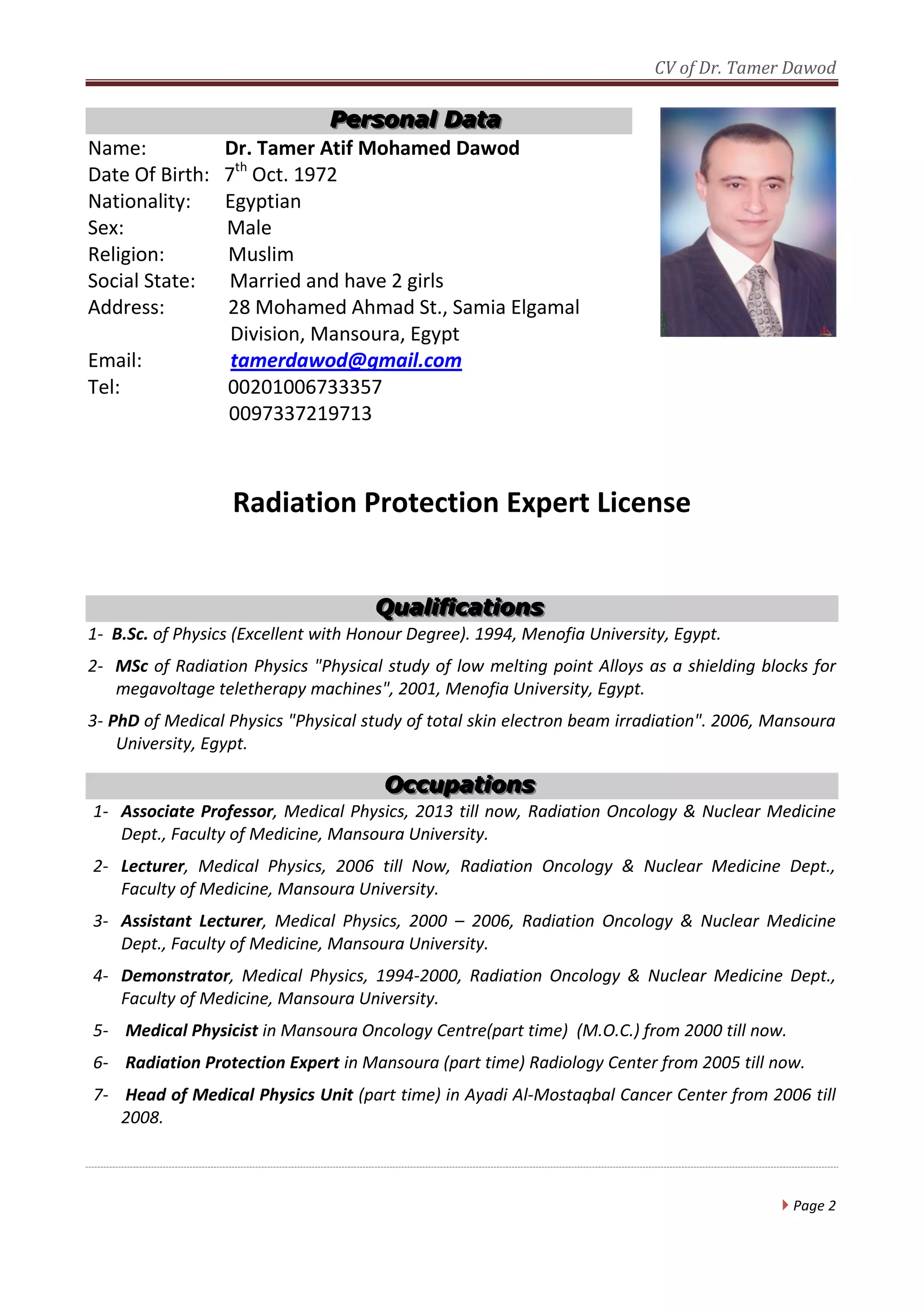 Curriculum Vitae | PDF