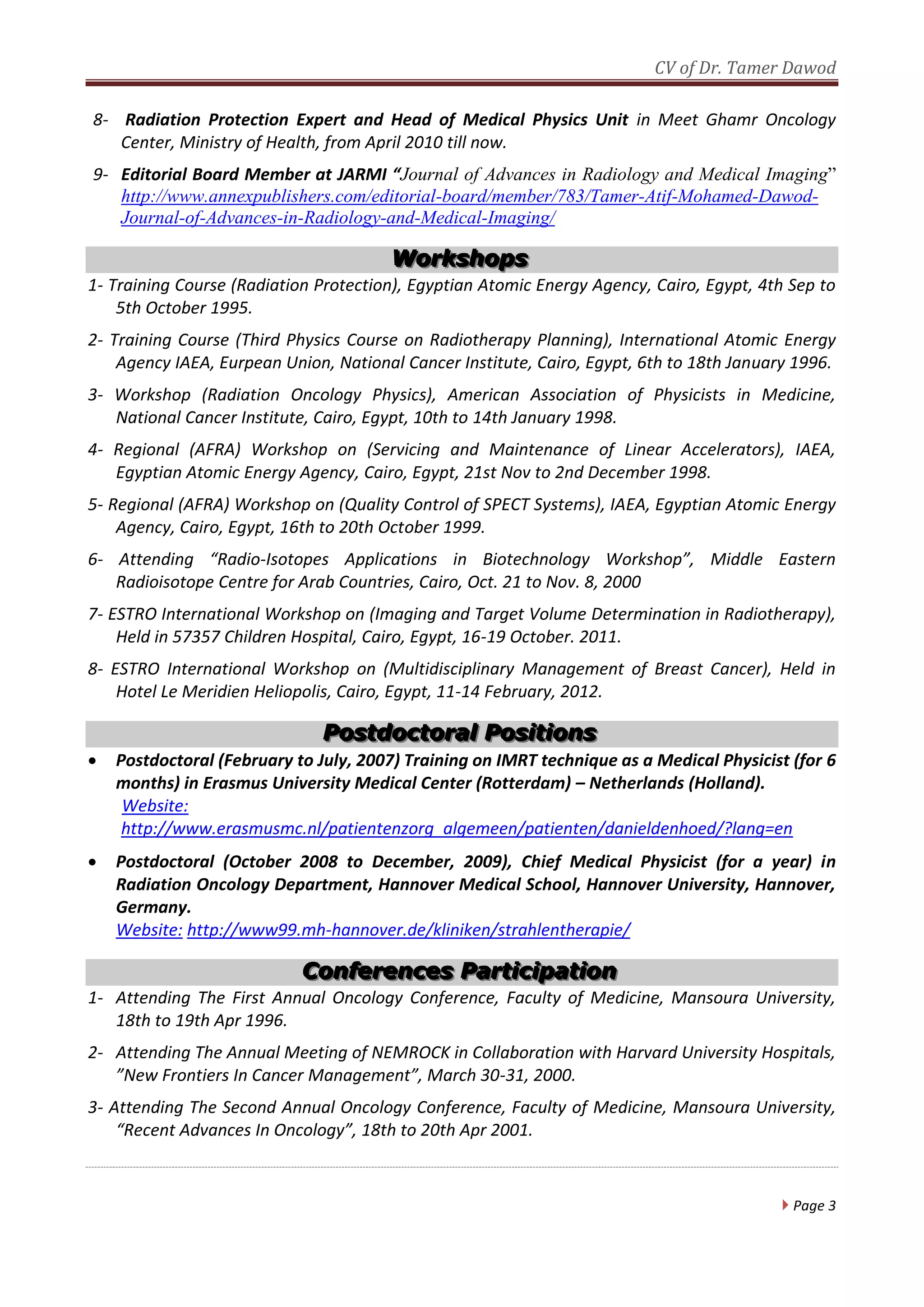 Curriculum Vitae | PDF