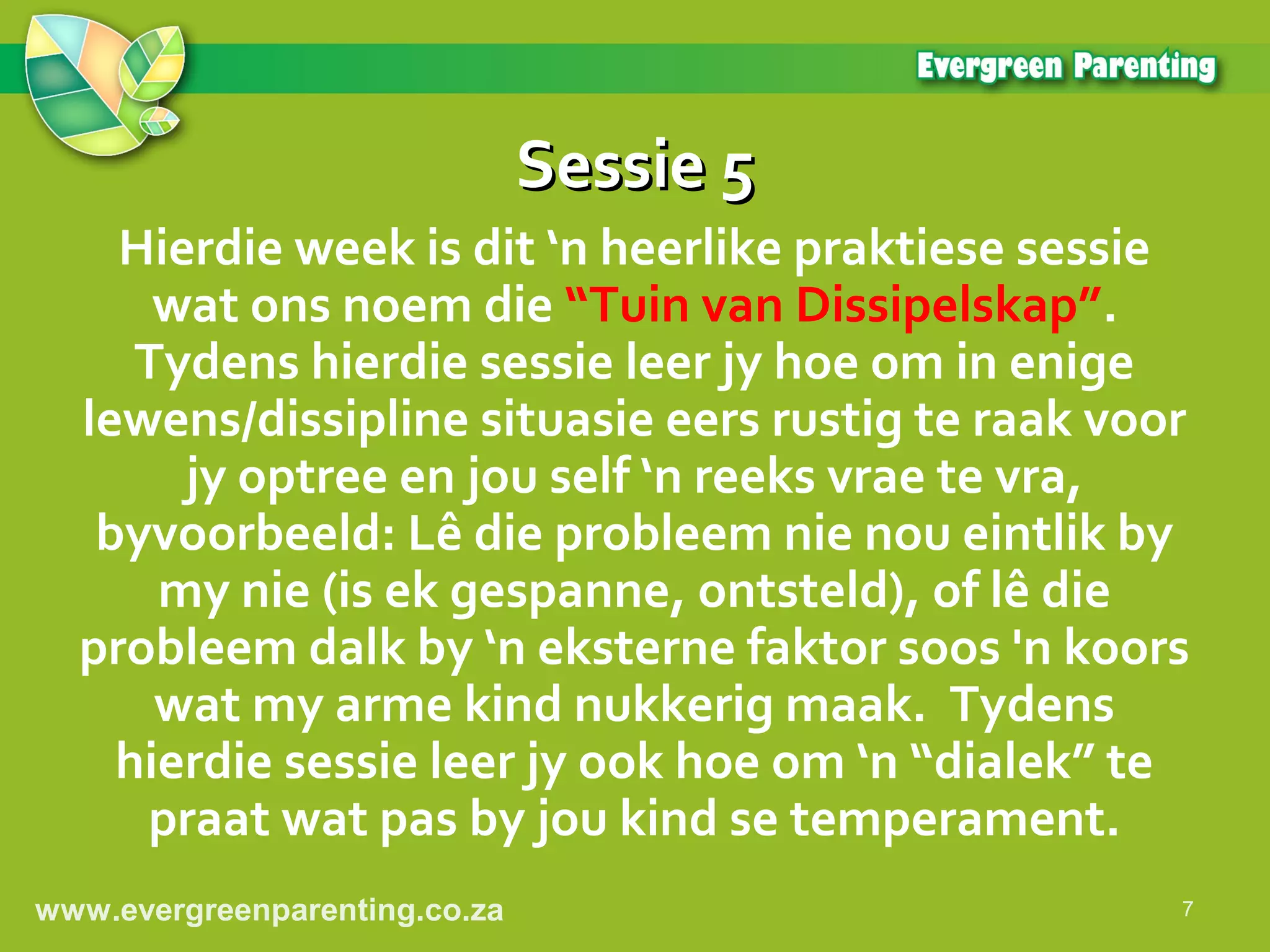 Immergroen Ouerskap Promotional | PPT | Free Download