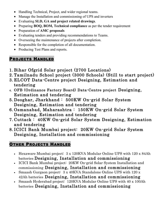 Resume Engineer DB | PDF