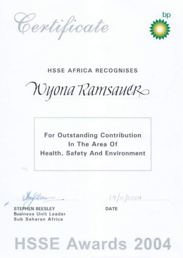 Award Certificate HSE.compressed | PDF