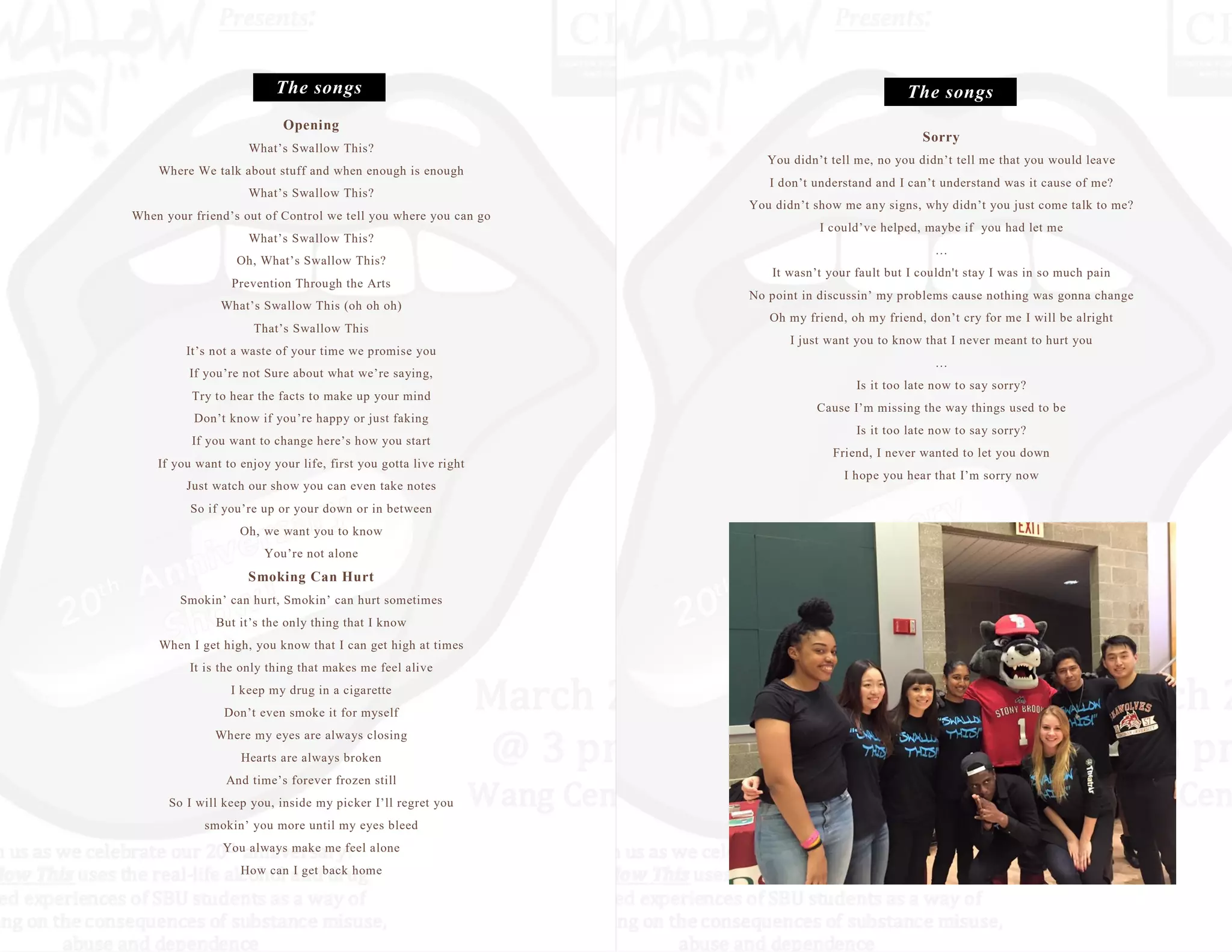 20th Anniversary Program | PDF