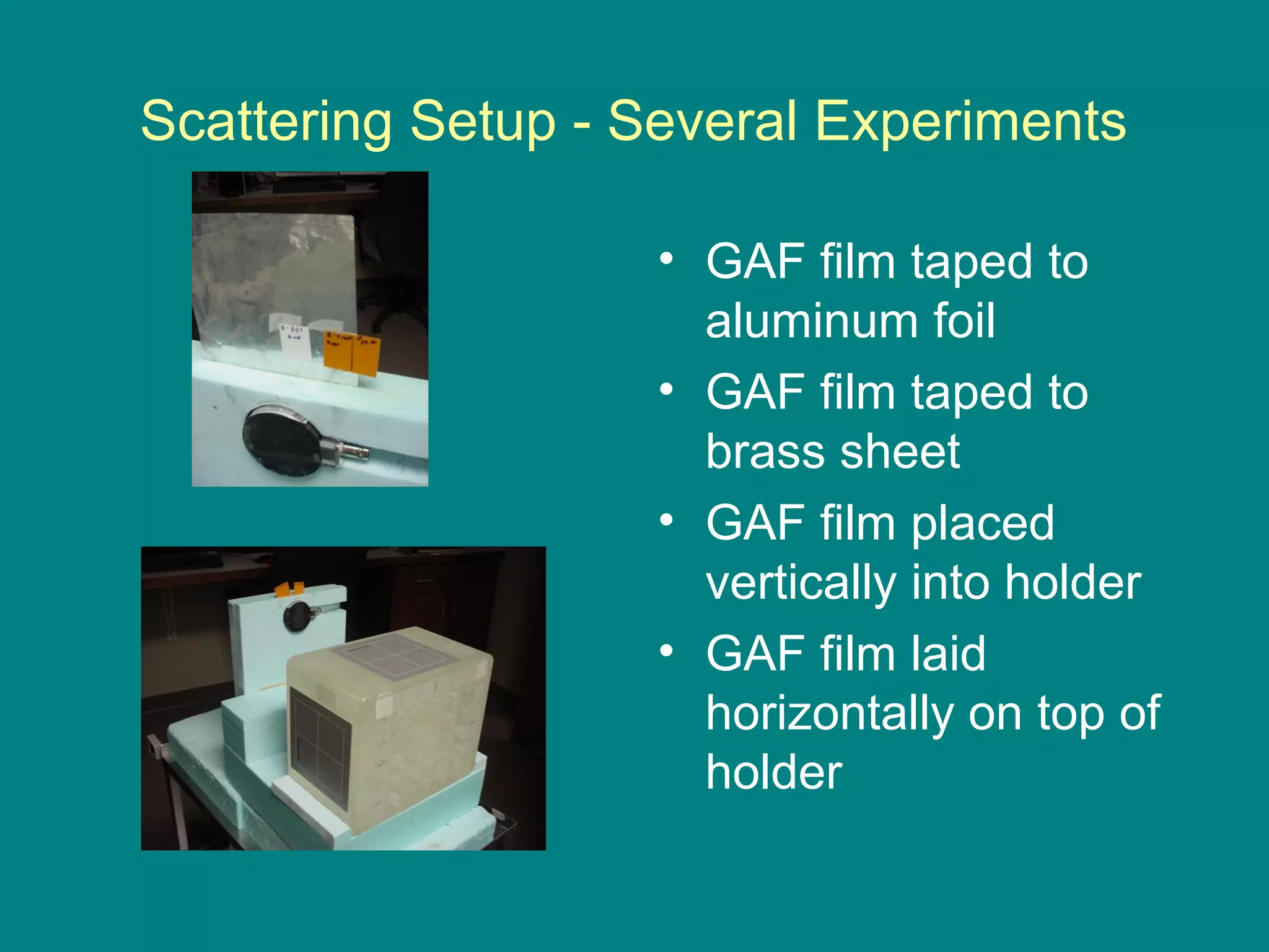 GAF Film Radiation Experiments | PPT