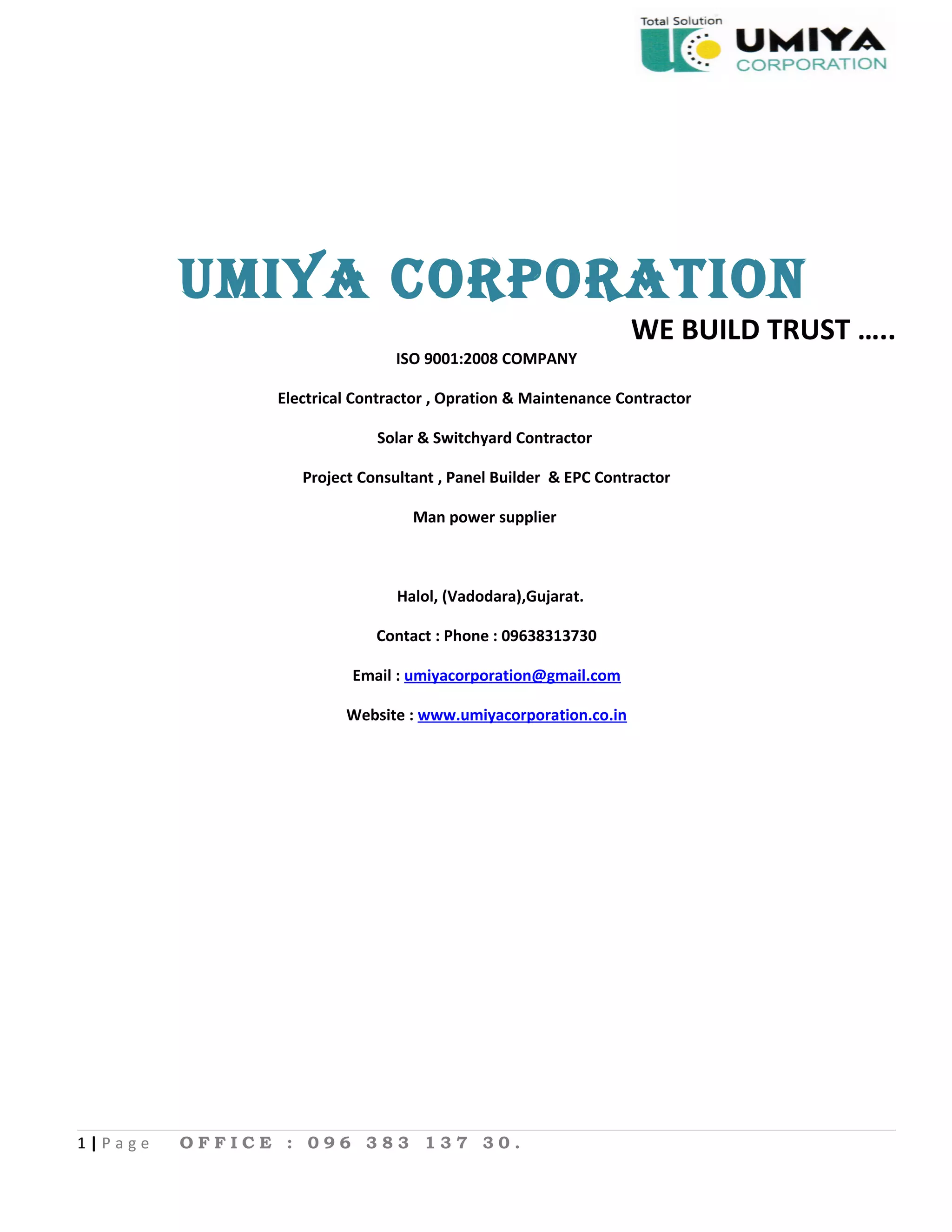 compony profile 2015 | DOC