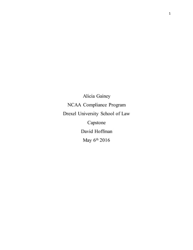 Capstone Paper | PDF