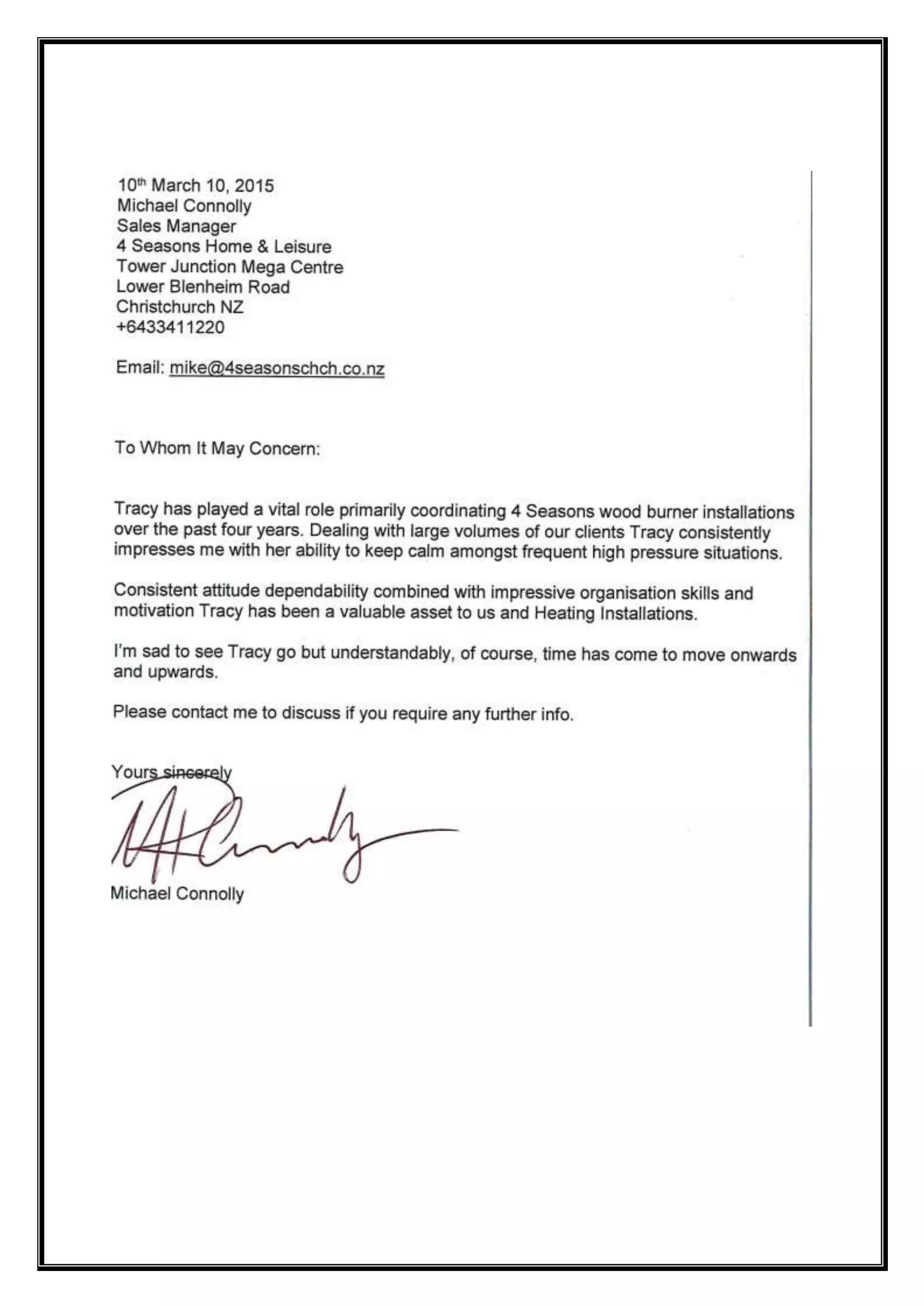 CV Tracy Lister CHCH | DOCX