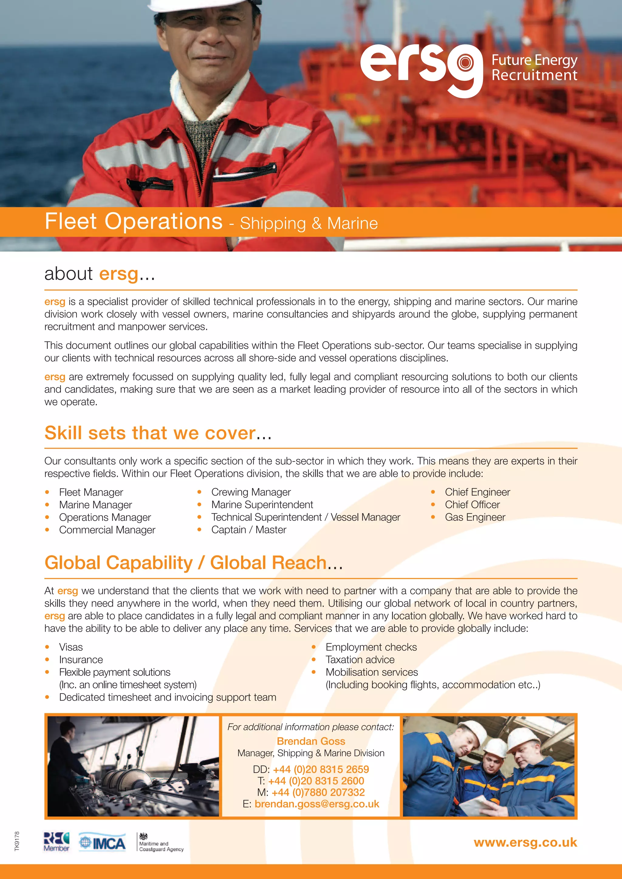 ERSG Fleet Operations | PDF