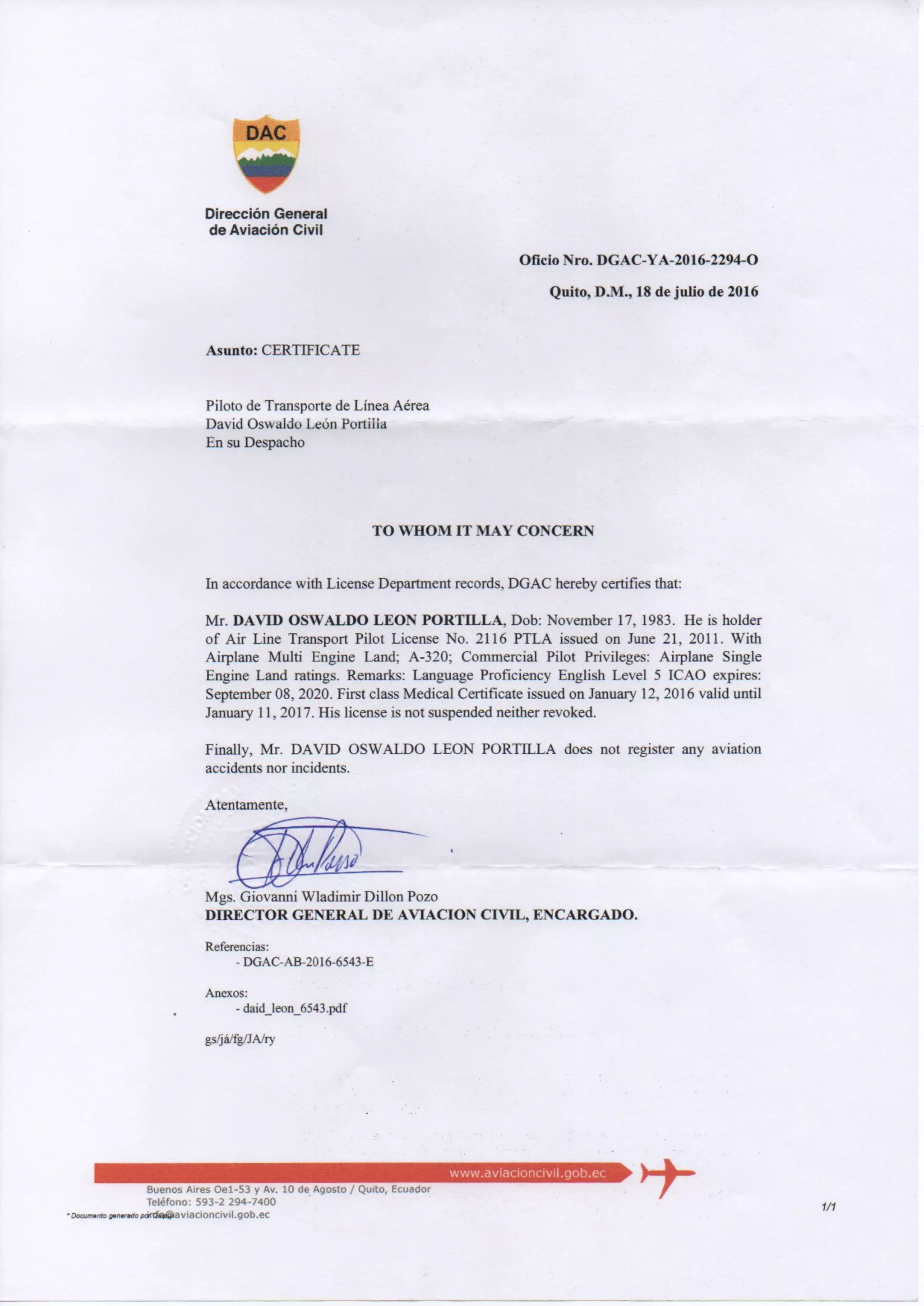 Licence Certificate | PDF