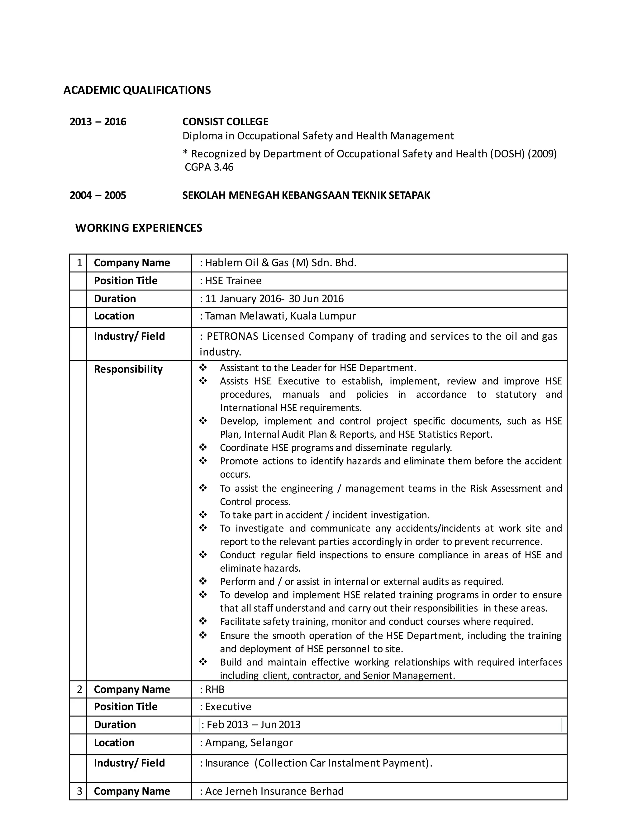 MUHAMMAD IZAR BIN MOHAMED PERAI ( IN PROGRESS NEW) | DOCX | Islam ...