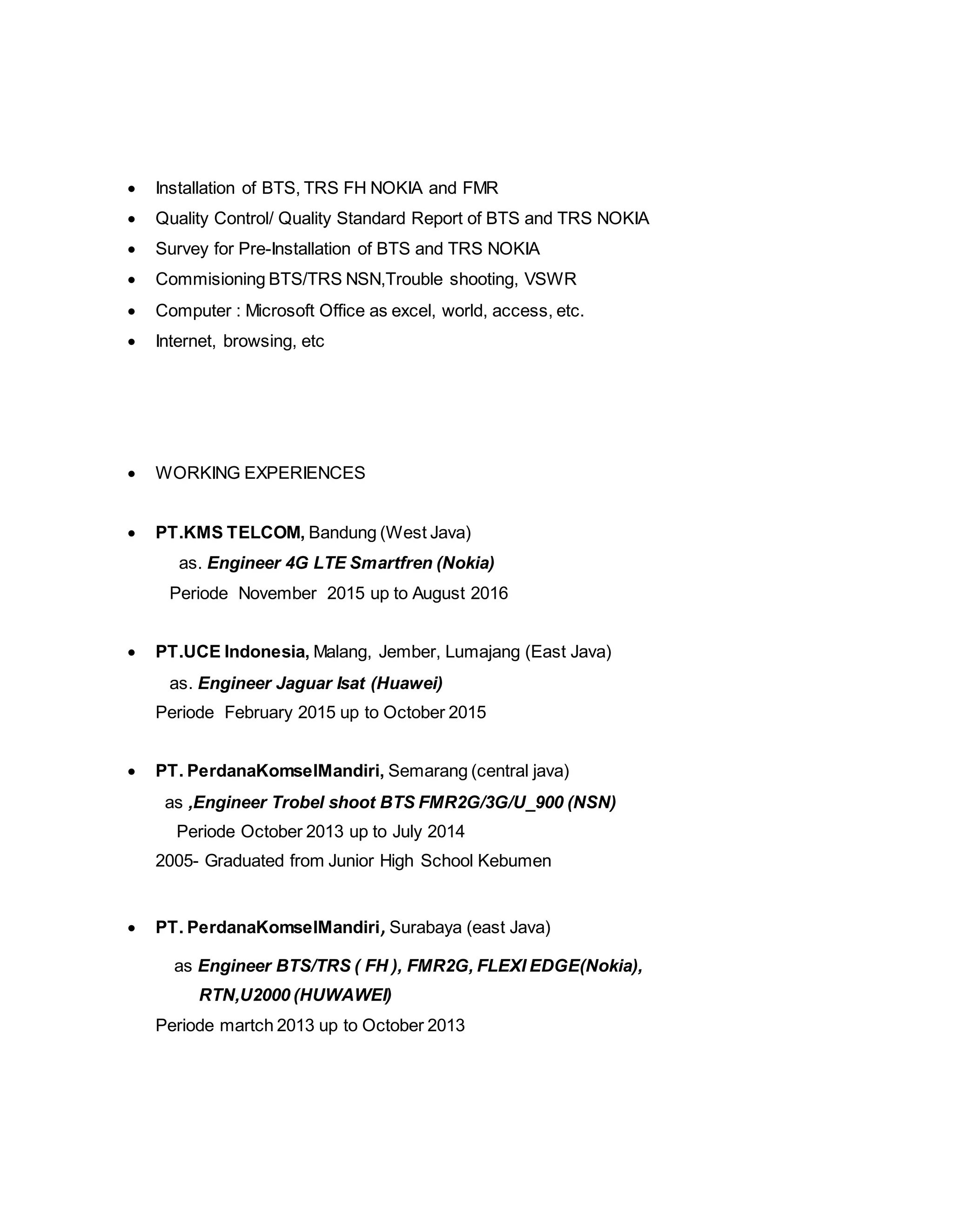 CV HARIS SUTANTO | PDF