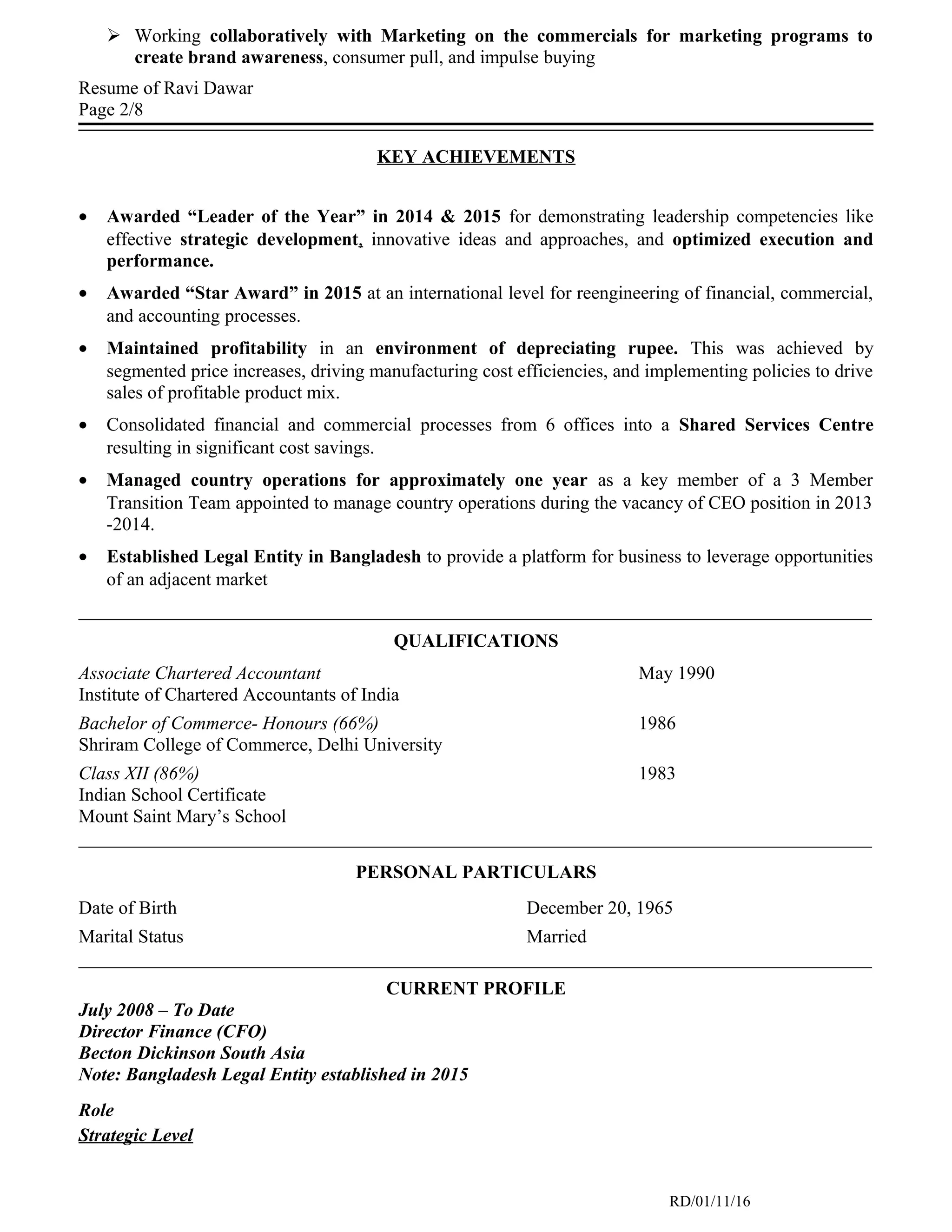 Ravi Dawar Resume 251115 | DOC