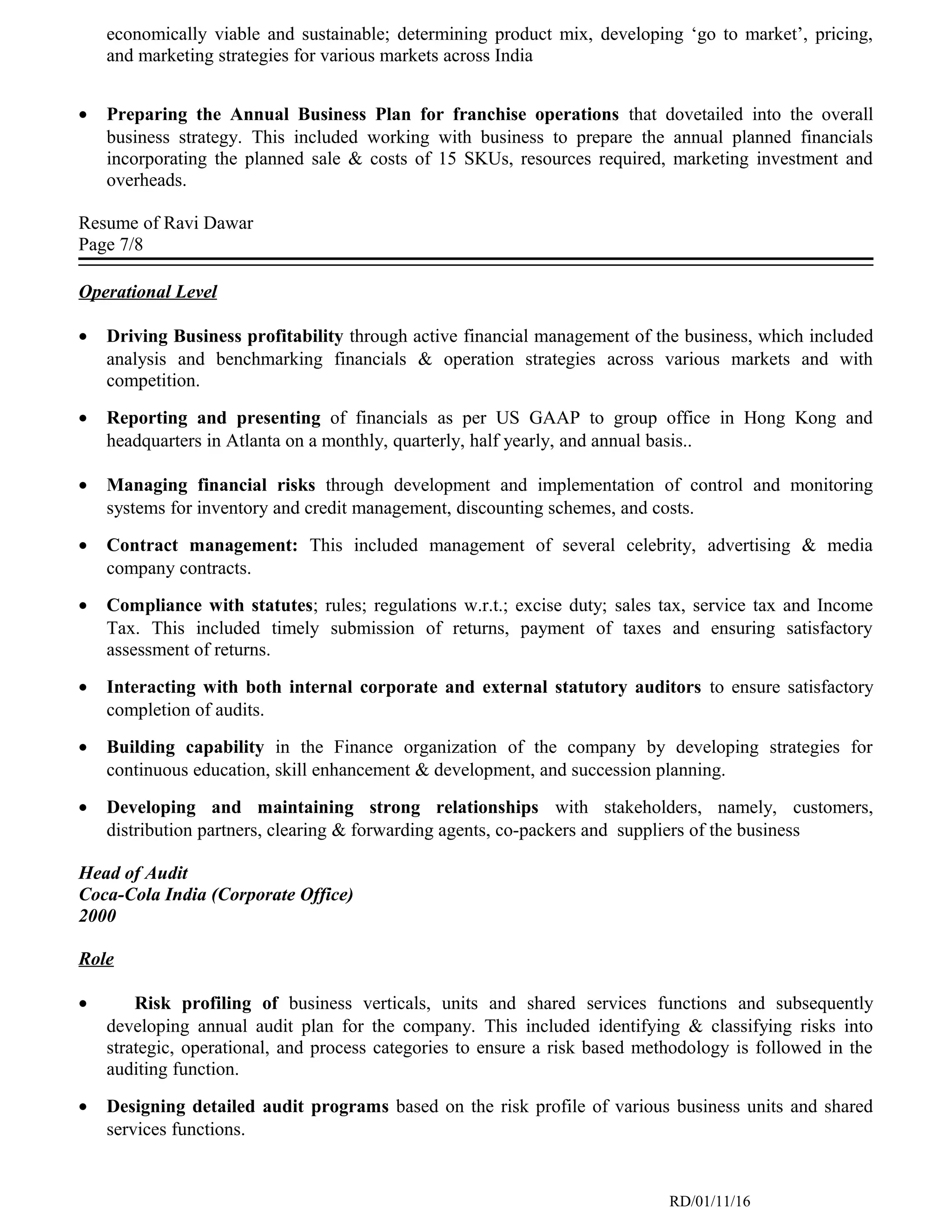 Ravi Dawar Resume 251115 | DOC