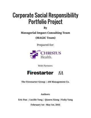 CSR Project Report | PDF