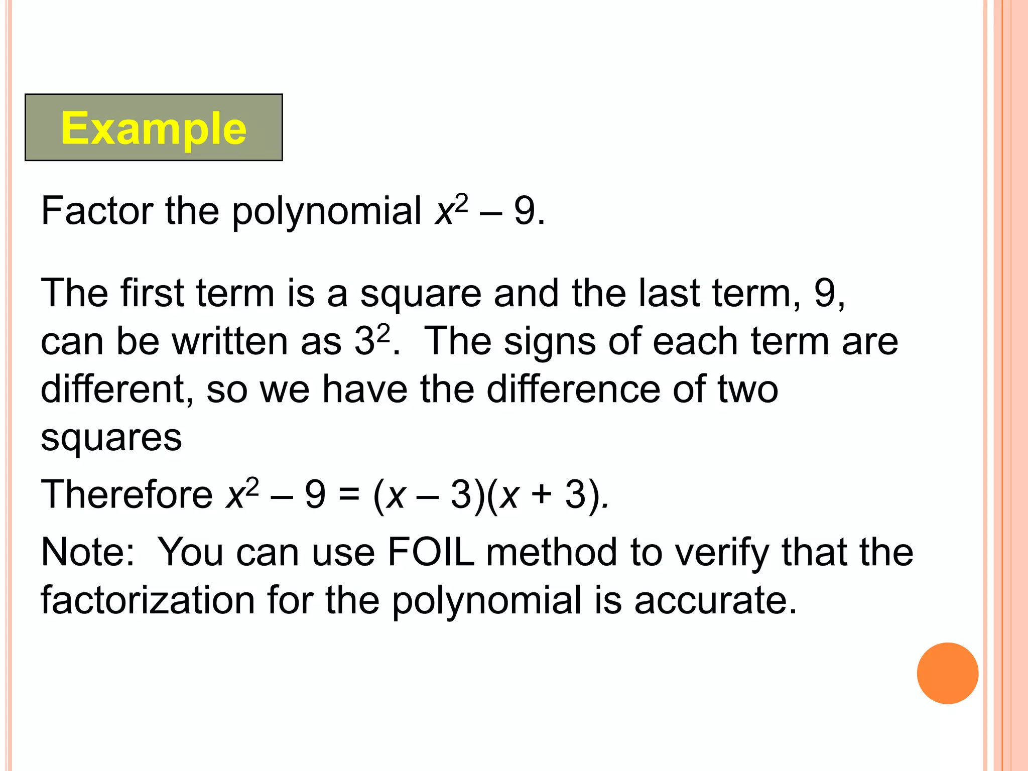 Factoring Polynomials | PPTX