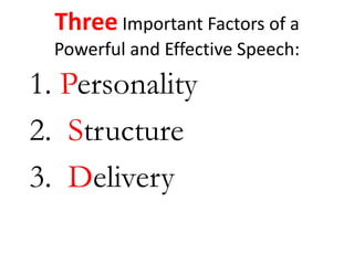 3 Factors Public Speaking Oral communication PPT.pptx