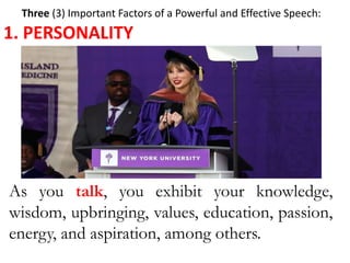 3 Factors Public Speaking Oral communication PPT.pptx
