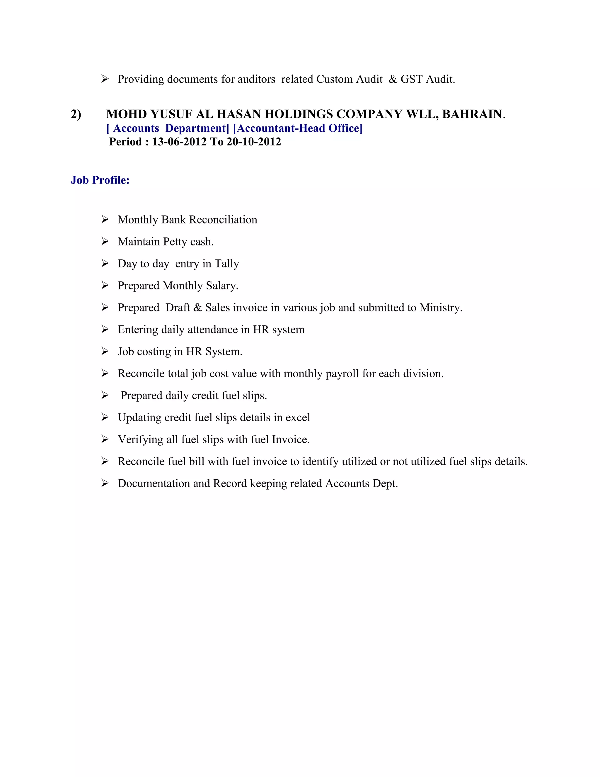 Nikhil New RESUME - Accounts | DOC