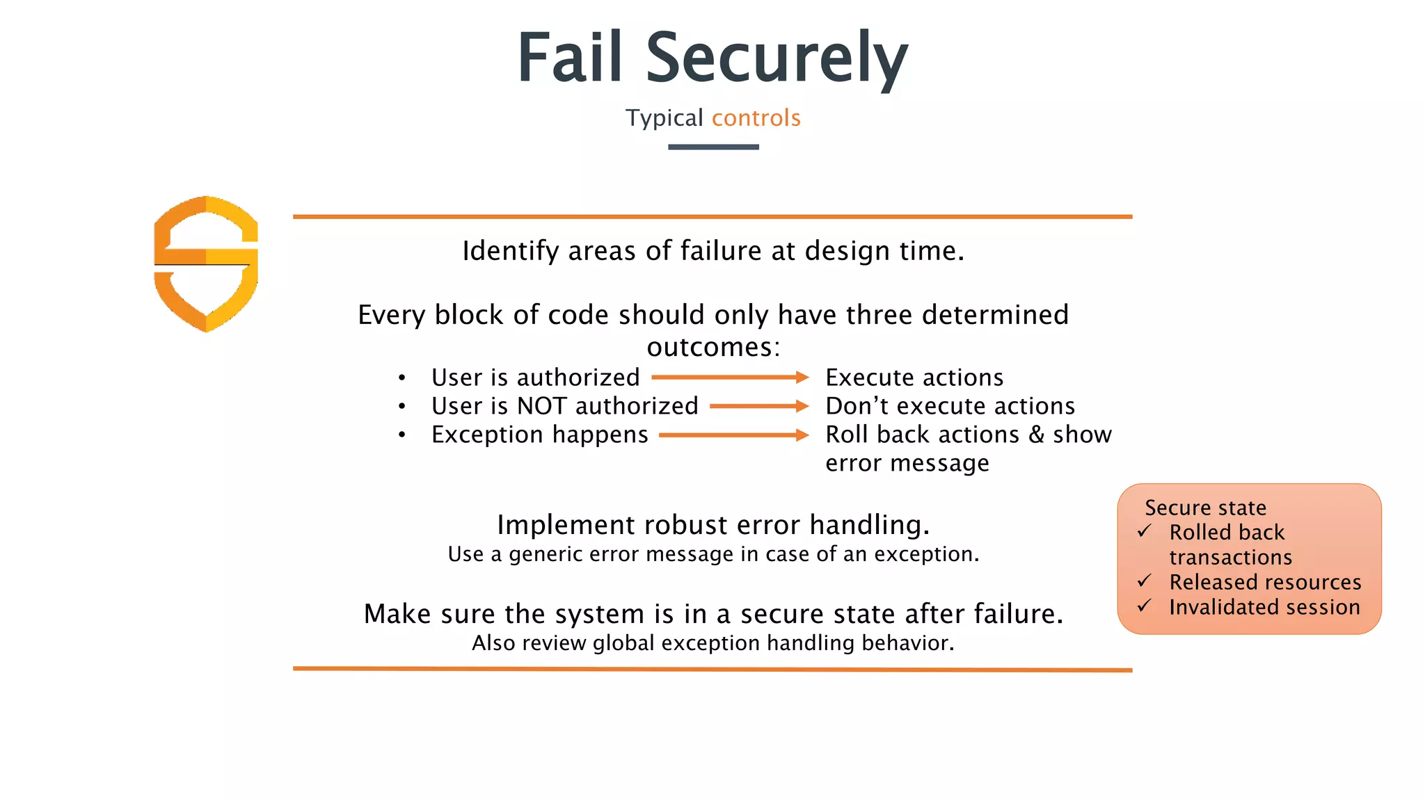 Secure Code Warrior - Fail securely | PPT