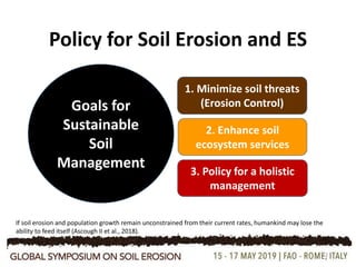 Decision supporting framework for soil erosion control and ecosystem ...