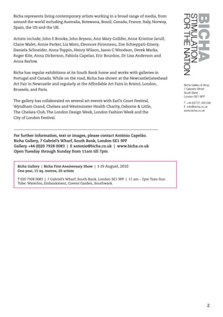 BICHA_First Anniversary_Press Release | PDF | Design | Fine Art