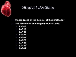 Ultraseal LAA | PPT