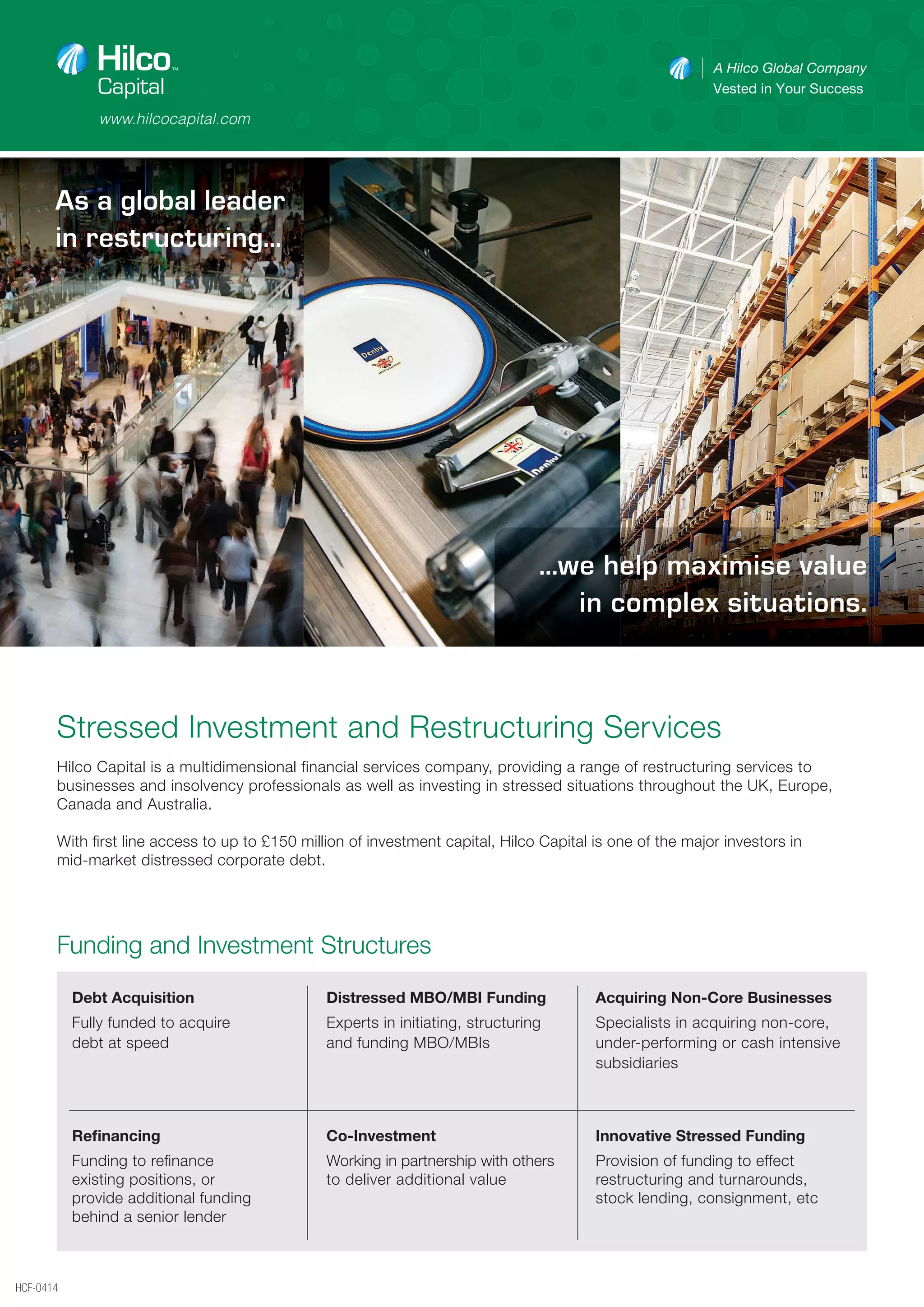 HCF-0414 Hilco Capital Flyer | PDF