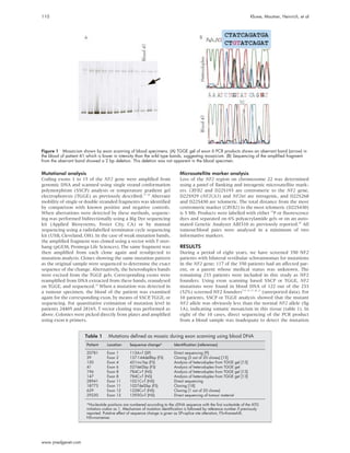NF2 frequency of mosaicism | PDF