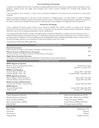 Minhaj Ali CV | PDF