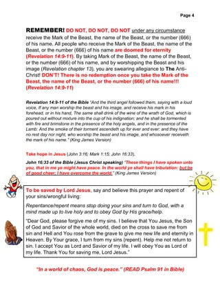 What is the Tribulation and Great Tribulation PRINTOUT | PDF