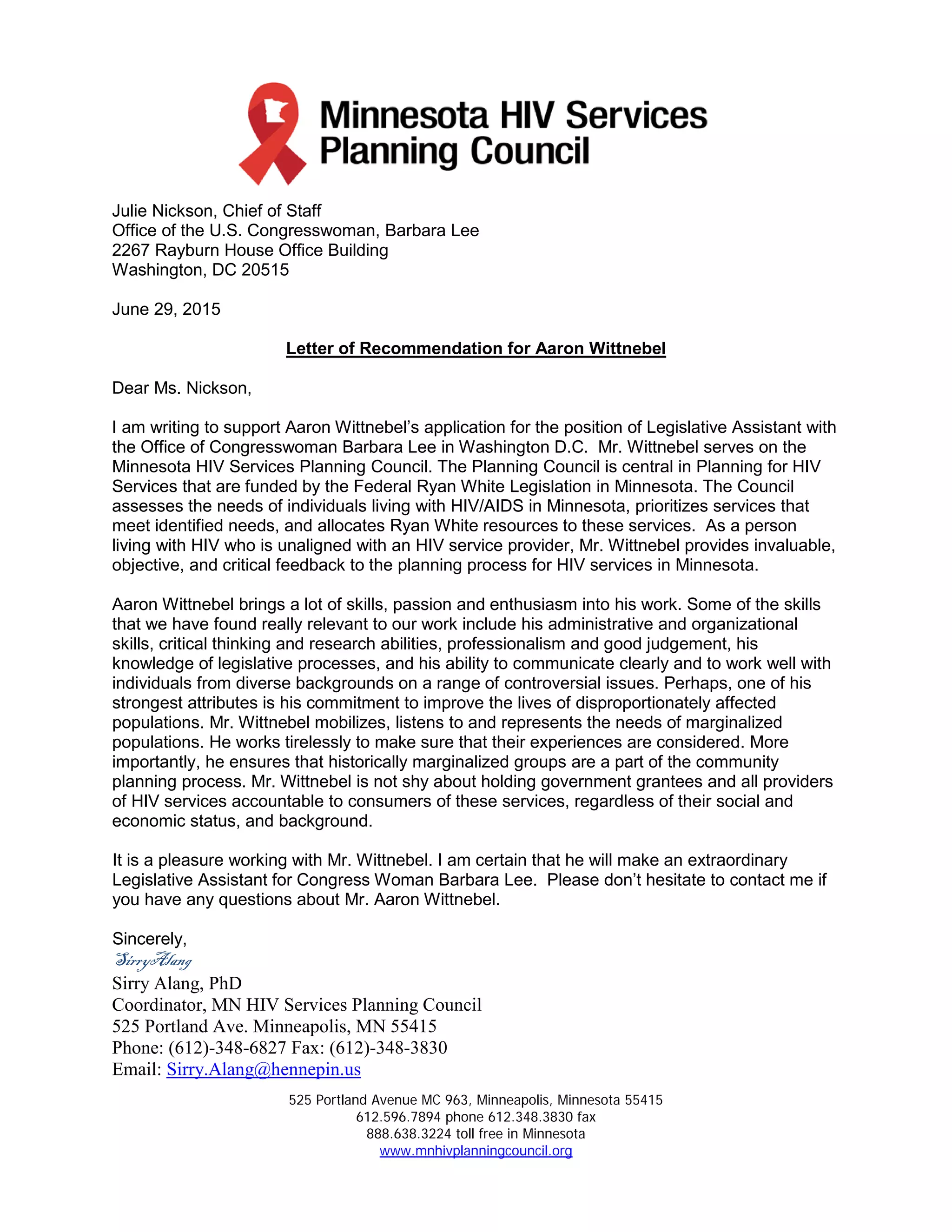 Reference for Aaron Wittnebel | PDF