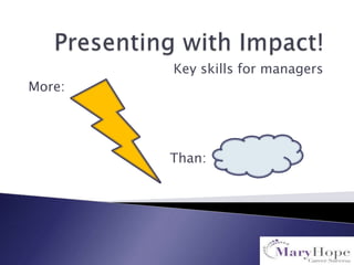 Presenting with Impact! | PPTX