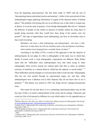 REPREZENTING REALITY IN ETHNOGRAPHIC FILM | PDF