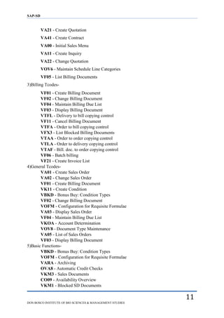 SAP SD Dissertation | PDF