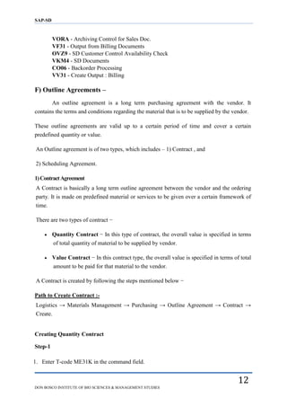 SAP SD Dissertation | PDF