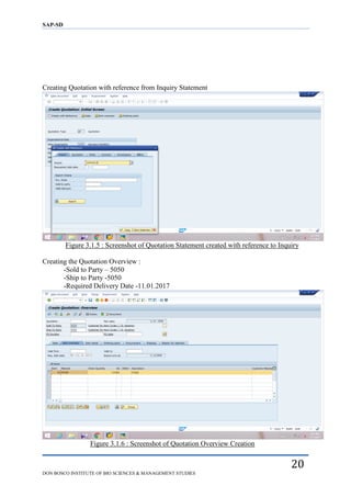 SAP SD Dissertation | PDF