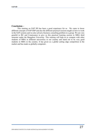 SAP SD Dissertation | PDF