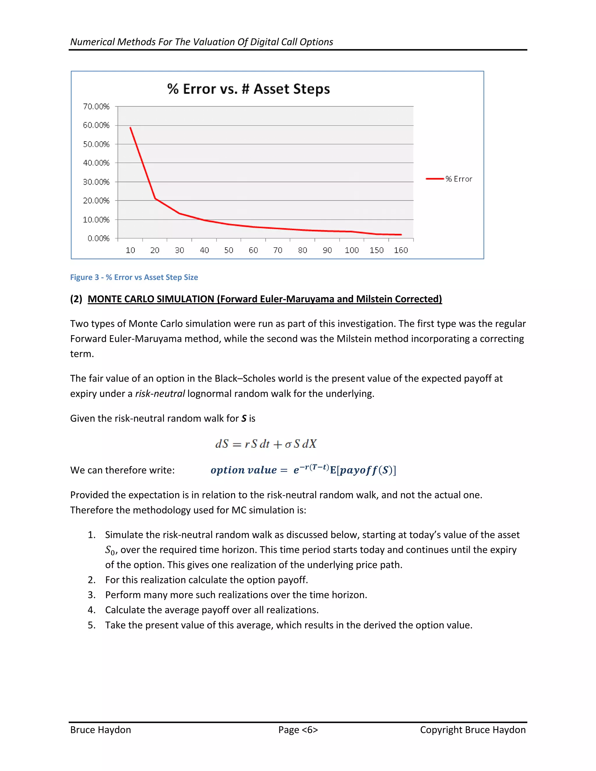 Study_Pricing_Digital_Call_Options | PDF