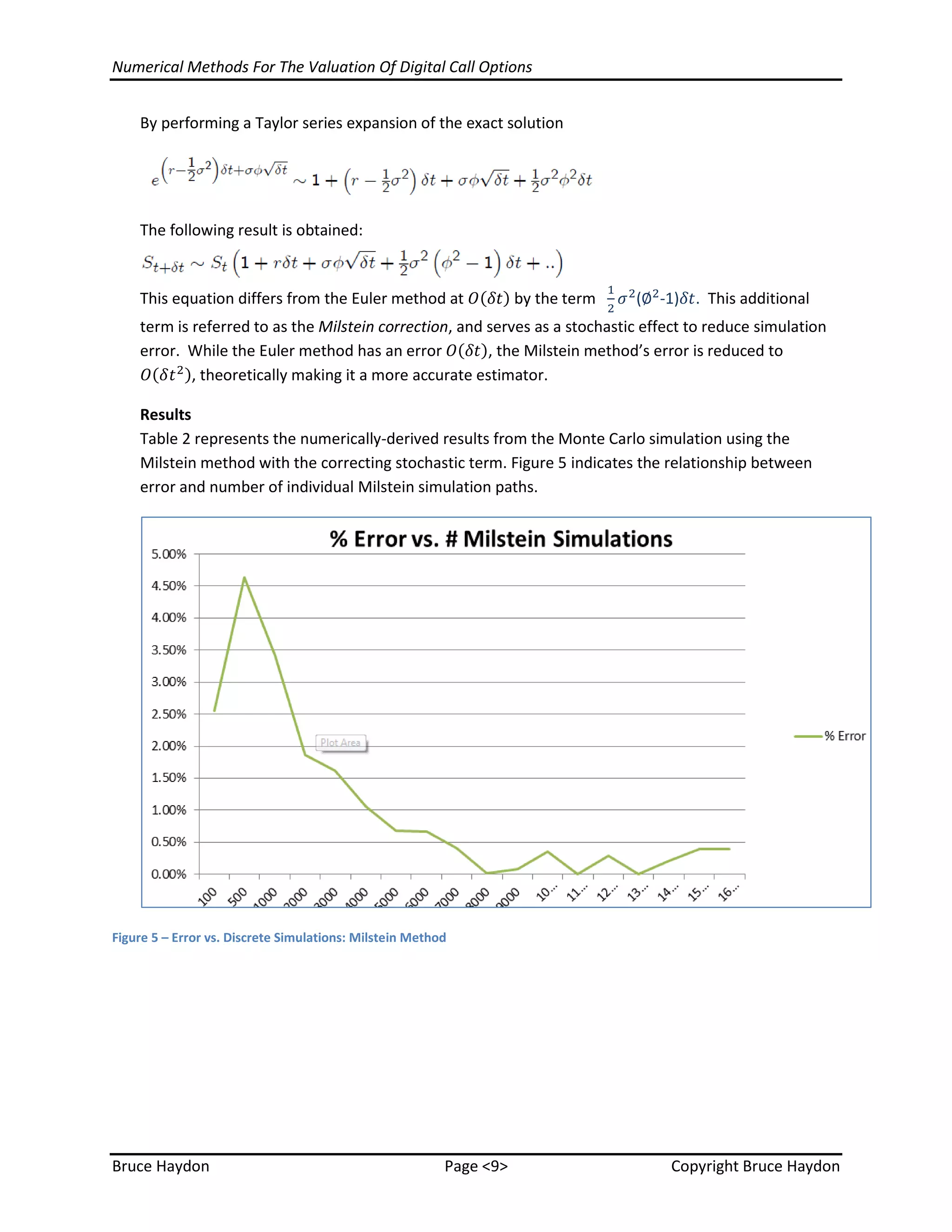 Study_Pricing_Digital_Call_Options | PDF