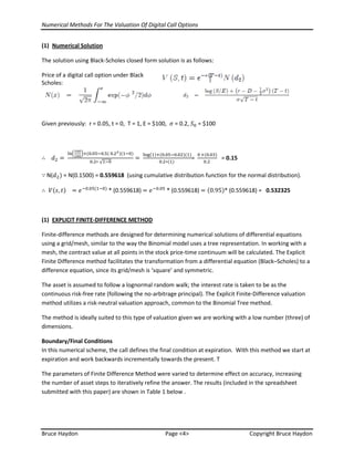 Study_Pricing_Digital_Call_Options | PDF | Business Accounting ...