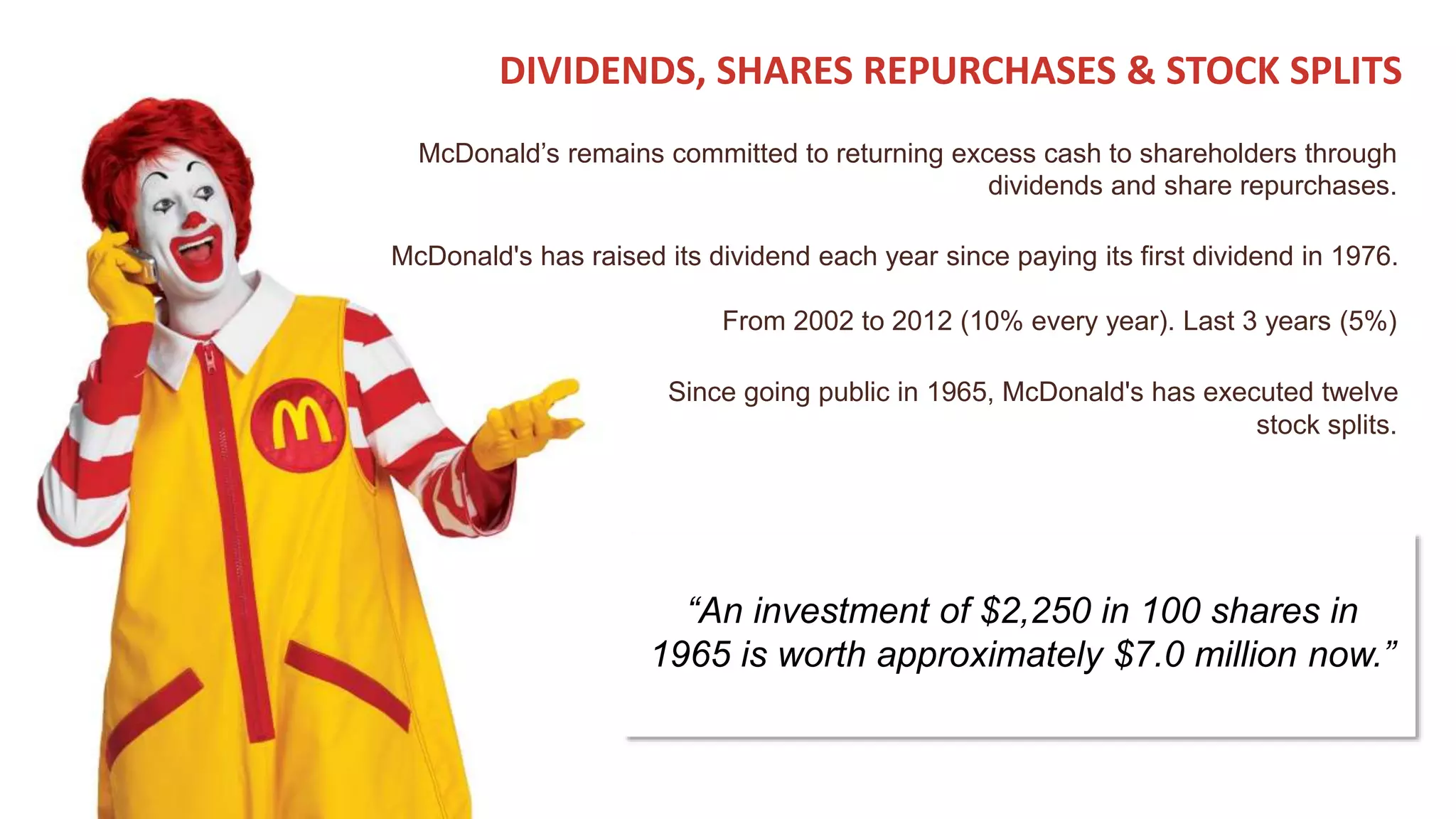 McDonalds Presentation | PPTX