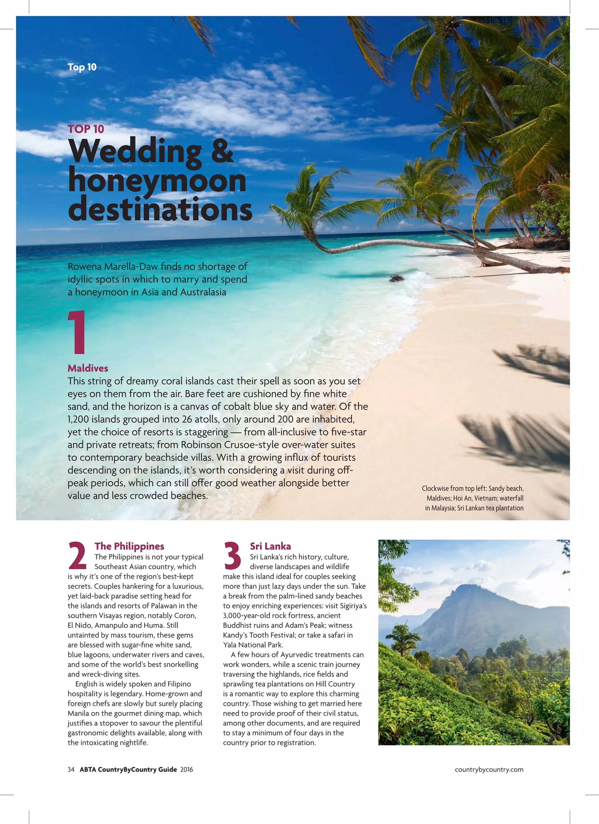 TOP 10 HONEYMOON DESTINATIONS_ABTA MAG_FEB 2016 | PDF